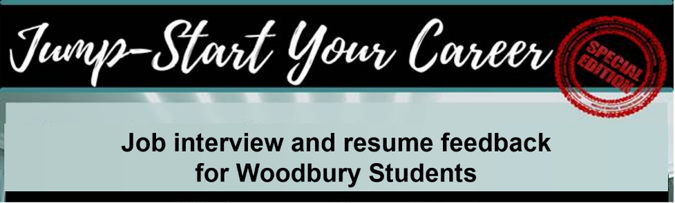 Jump-Start Your Career: Job Interview & Resume Feedback for Woodbury ...